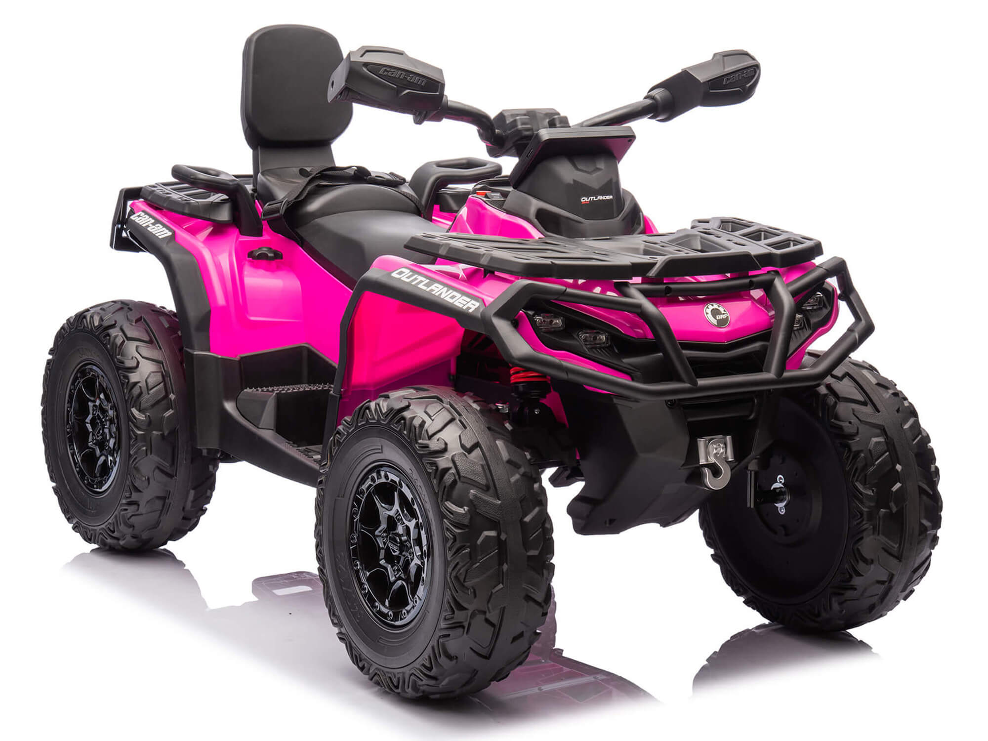 24V Can-Am Kids Outlander 4WD Ride-On ATV - Pink – Big Toys Direct