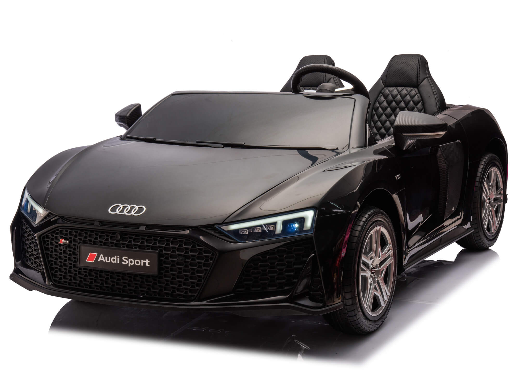 24V Audi R8 Spyder 2 Seater Ride on Car for Kids - Black – Big Toys Direct