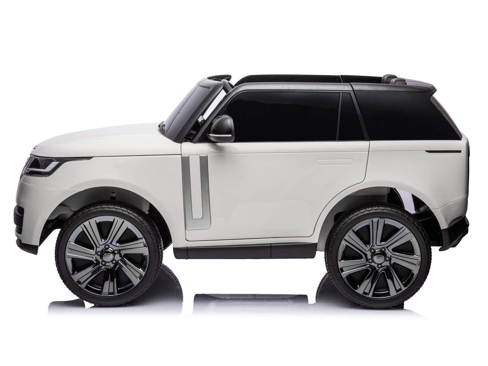 24V Land Rover Kids Electric Ride On SUV with Remote Control - White ...