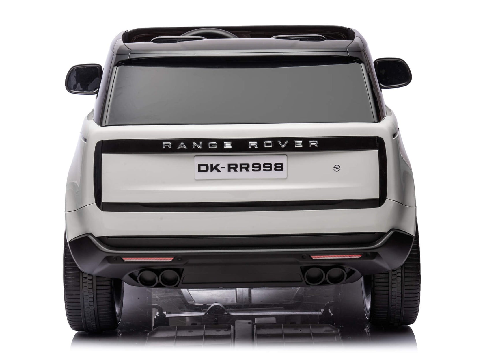 24V Land Rover Kids Electric Ride On SUV with Remote Control - White ...