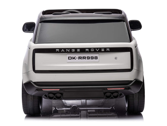 24V Land Rover Kids Electric Ride On SUV with Remote Control - White ...