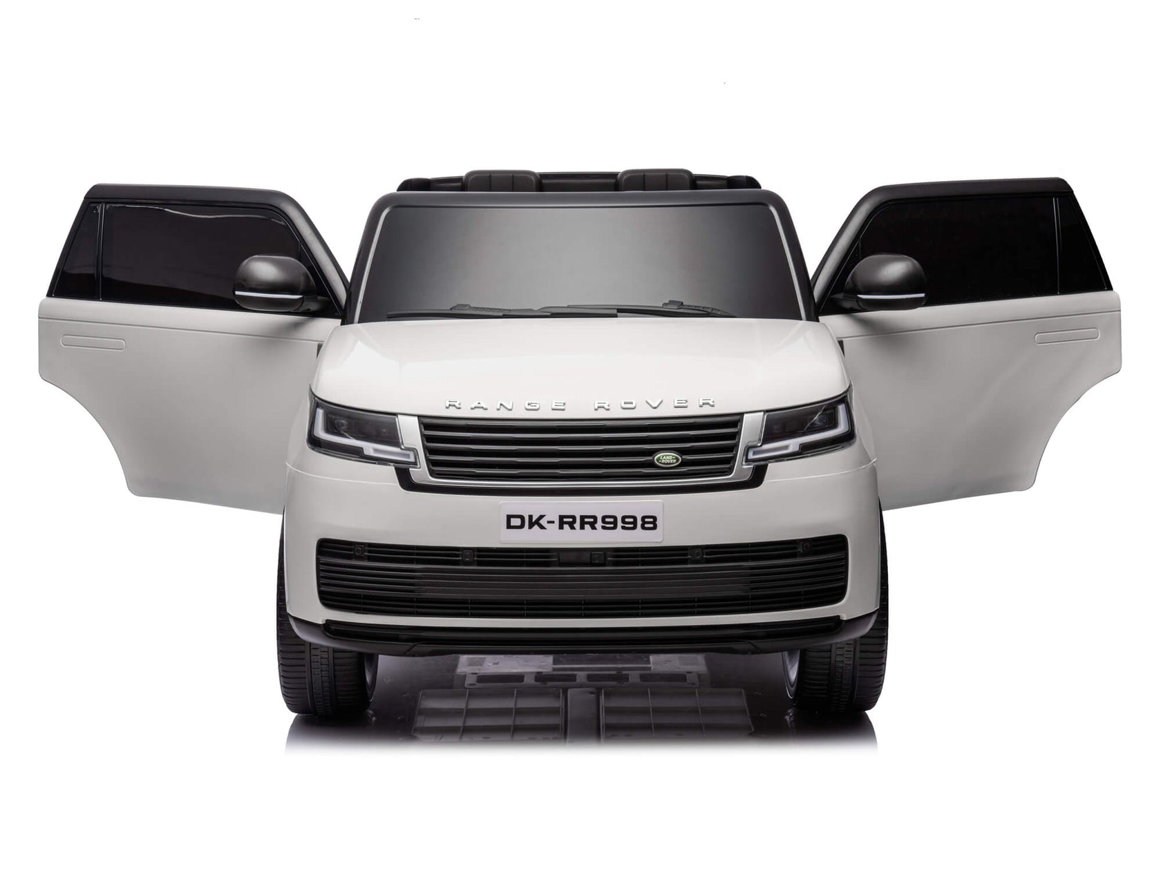 24V Land Rover Kids Electric Ride On SUV with Remote Control - White ...