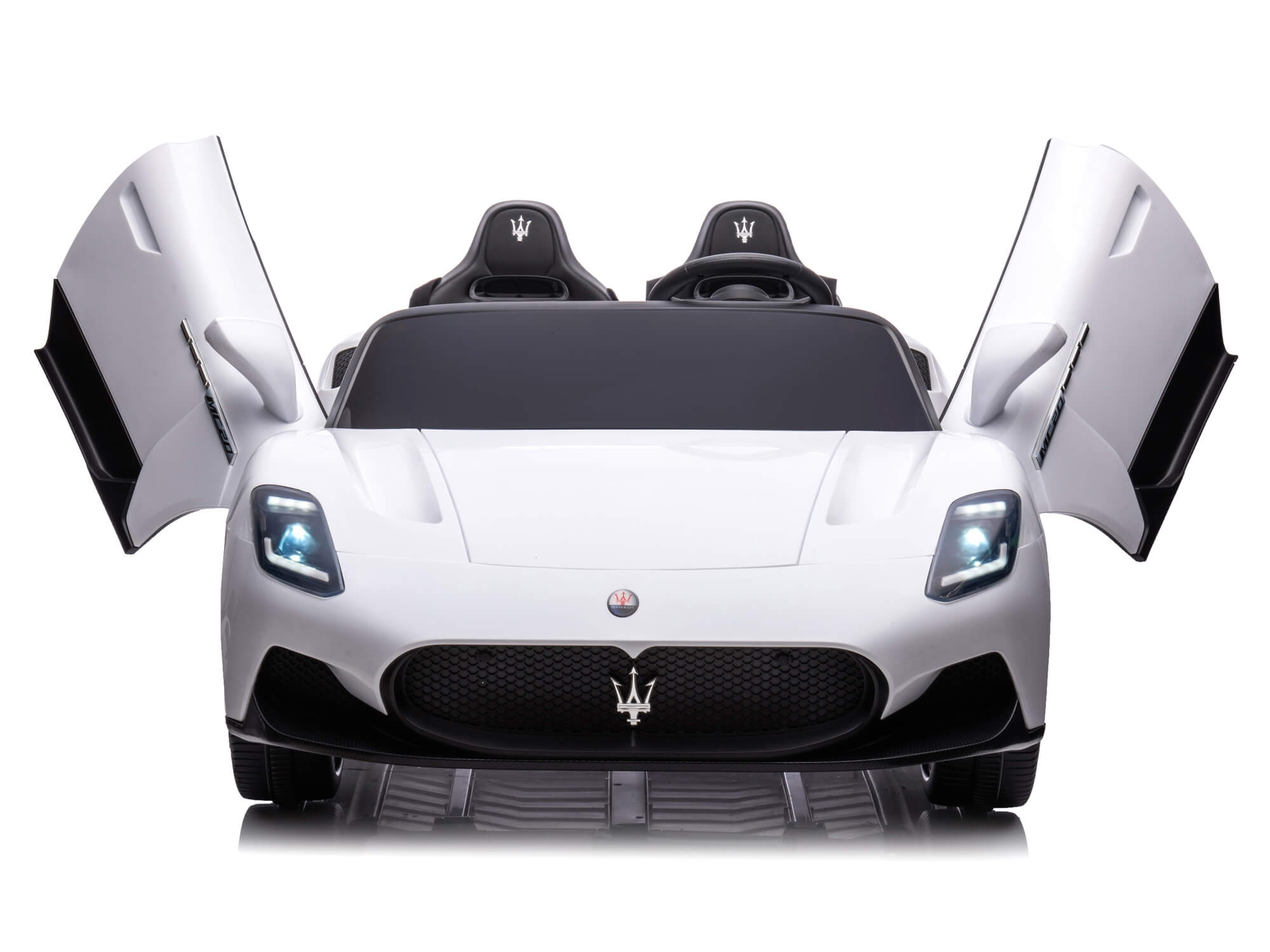 24V Maserati MC20 Two-Seater Kids Ride On Car with Remote - White – Big ...