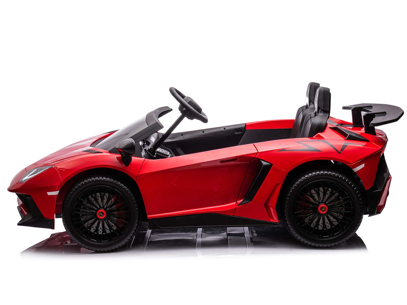 24V Lamborghini Aventador 2 Seater Ride on Car for Kids - Red – Big ...
