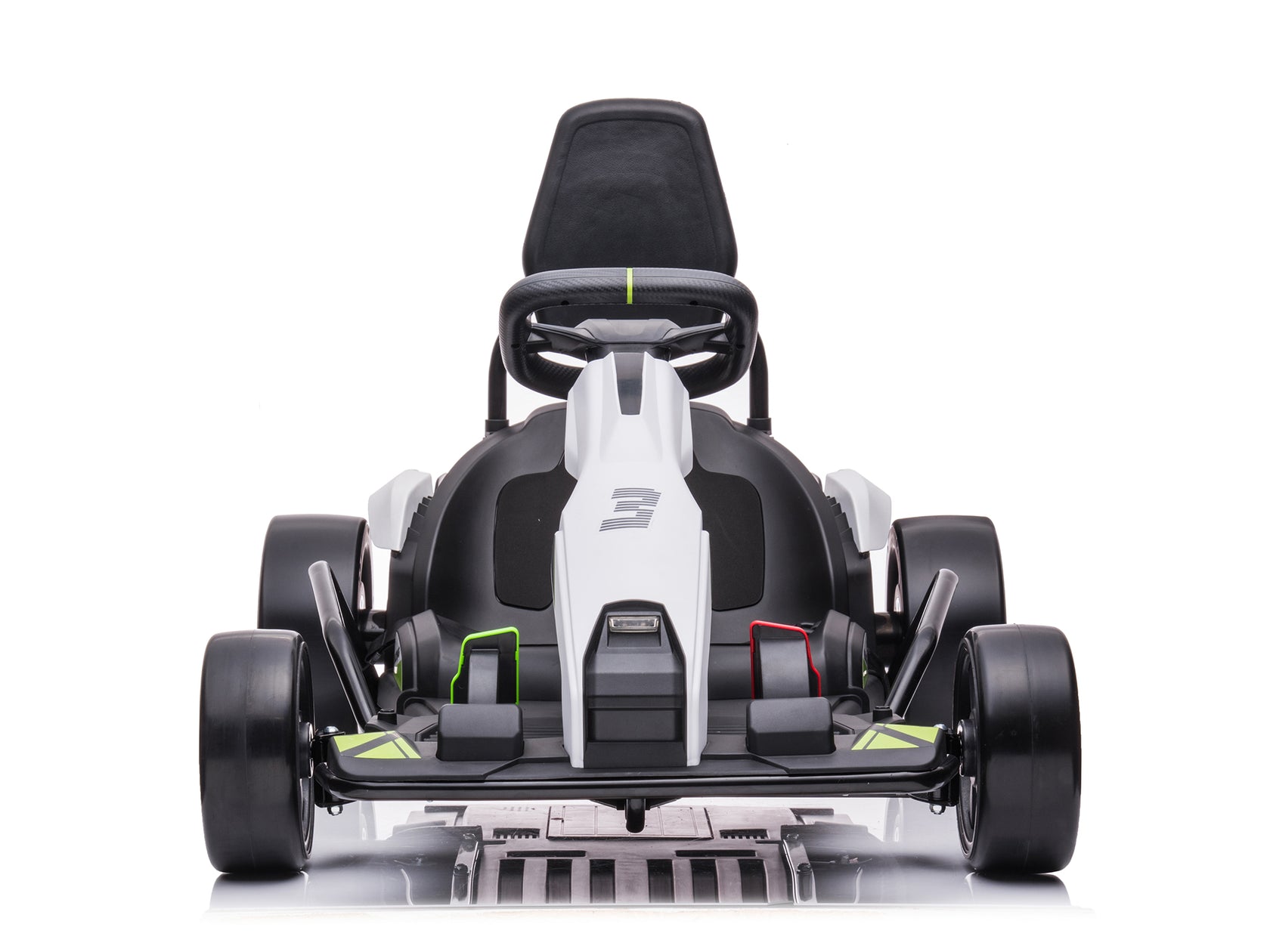 24V RIDINGTON SONOMA Kids Electric Drift Go-Kart - White – Big Toys Direct