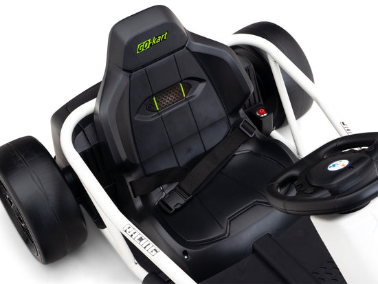 RIDINGTON 24V Kids Electric Go-Kart with DRIFT Function - White – Big ...