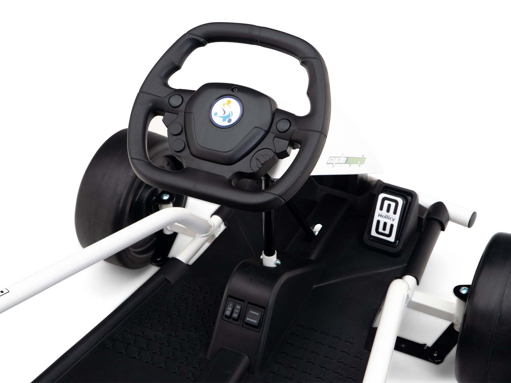 RIDINGTON 24V Kids Electric Go-Kart with DRIFT Function - White – Big ...