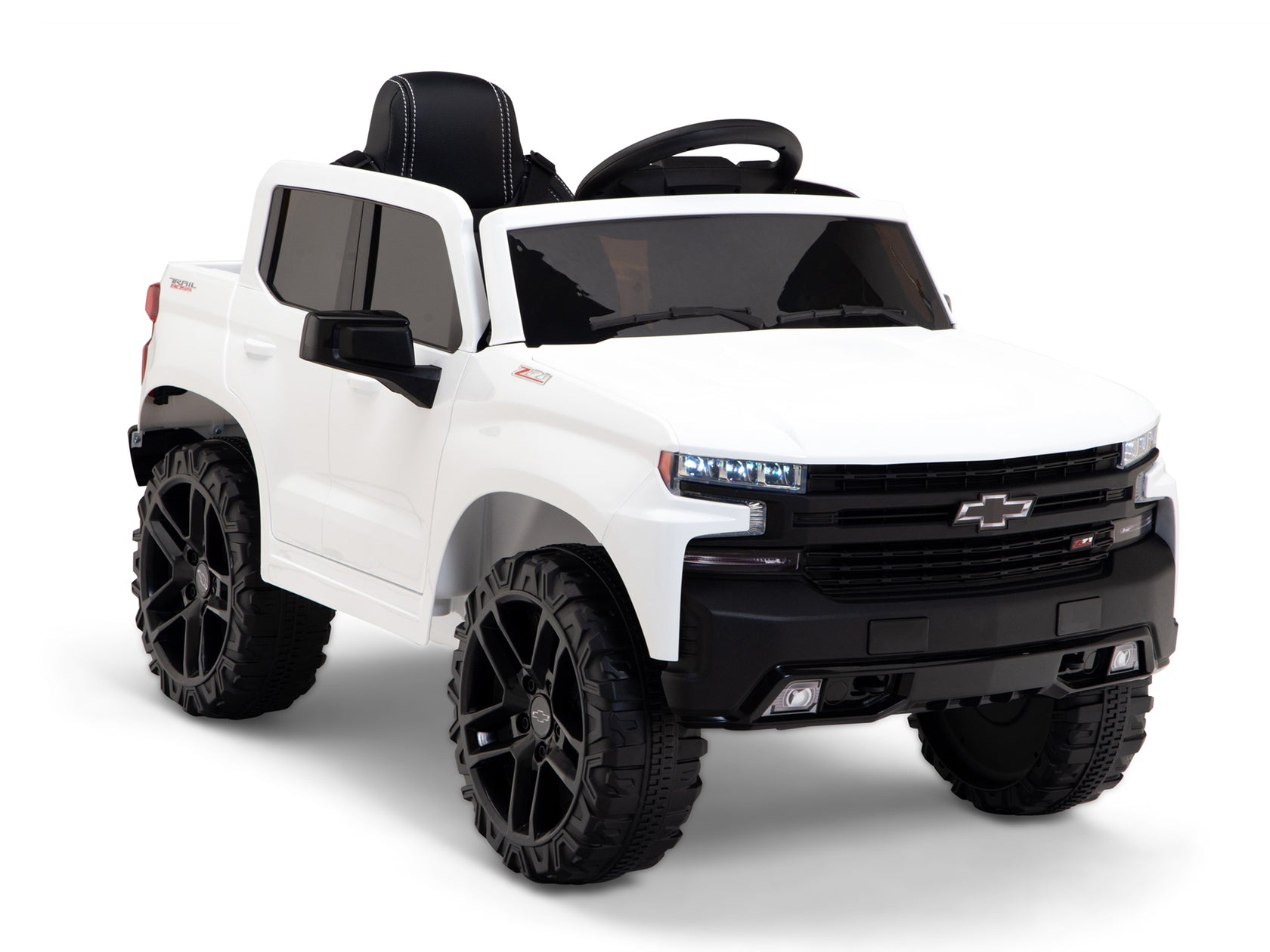 12V Chevrolet Silverado Kids Ride On Truck with Remote Control – Big ...