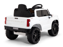 12V Chevrolet Silverado Kids Ride On Truck with Remote Control – Big ...
